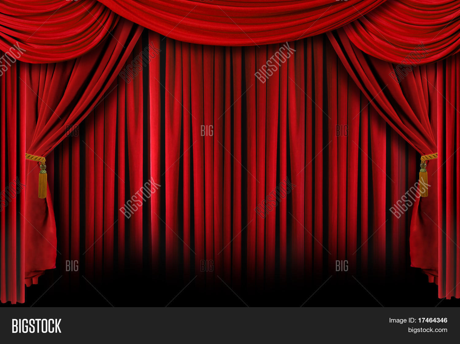Multiple Red Layered Stage Theater Image & Photo | Bigstock