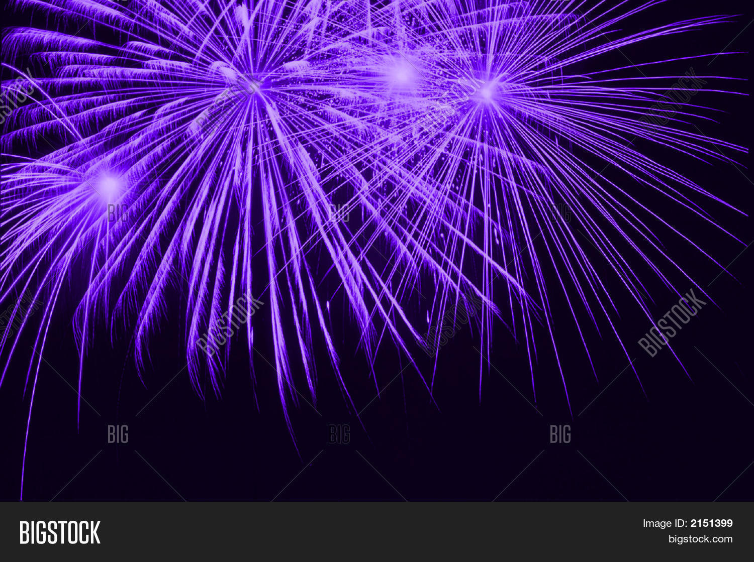 Purple Fireworks Stock Photo & Stock Images | Bigstock