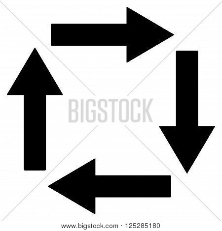 Circulation Arrows vector icon. Circulation Arrows icon symbol ...
