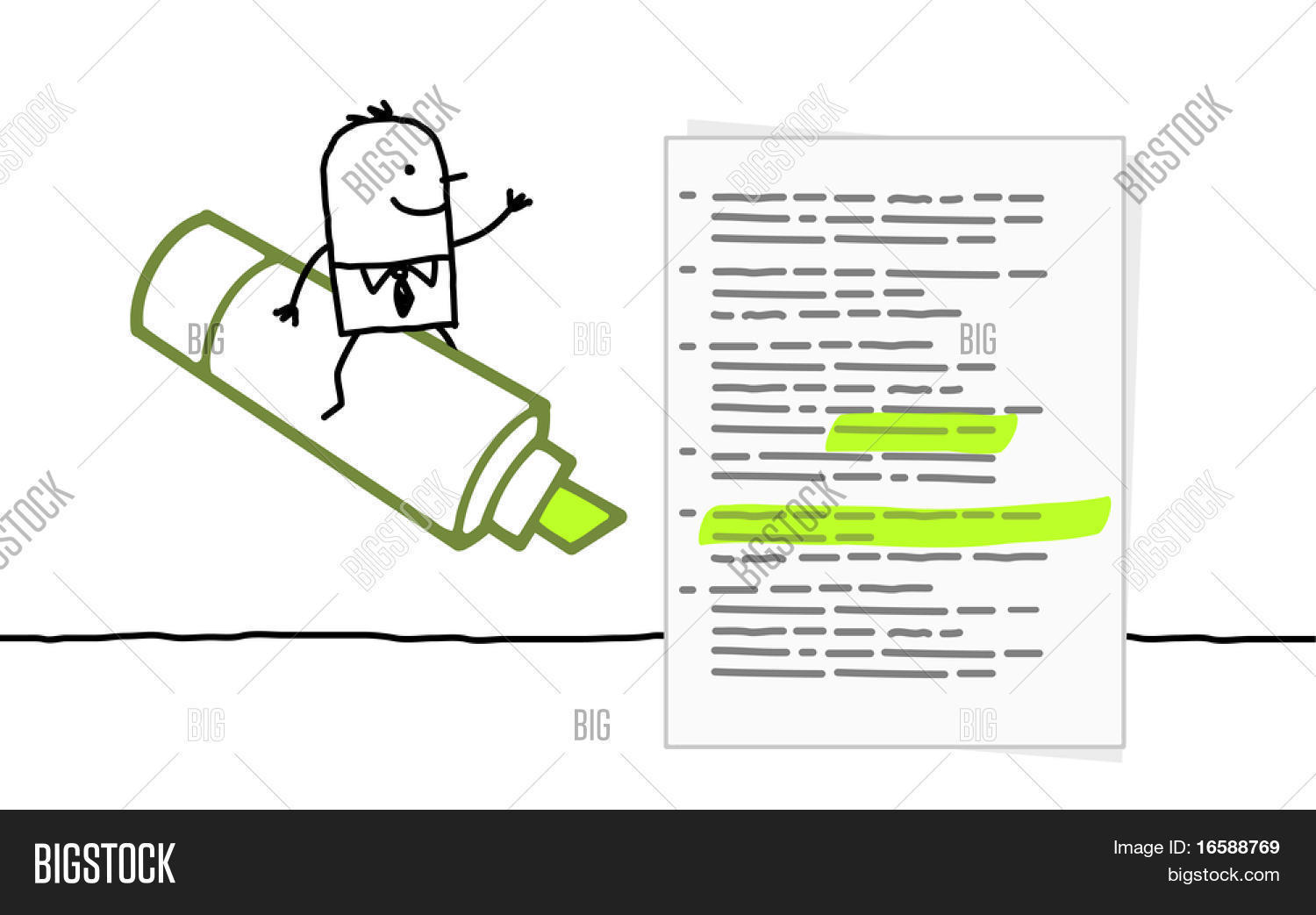 Hand Drawn Cartoon Characters - Vector & Photo | Bigstock