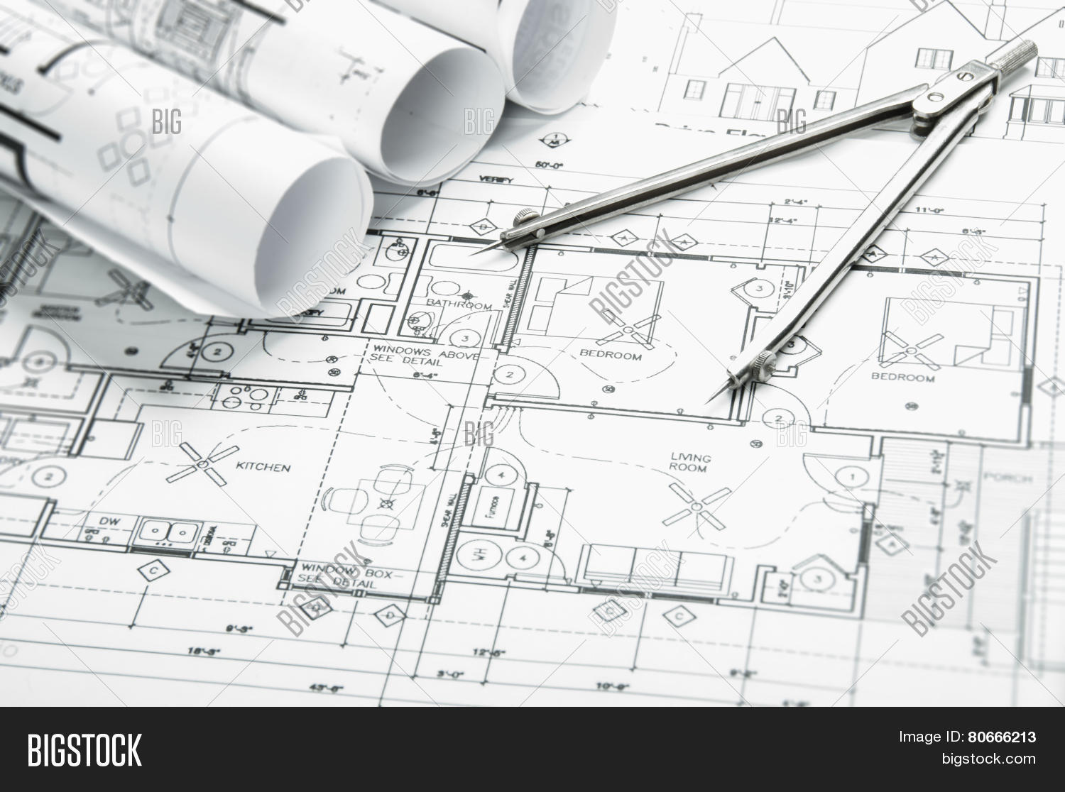 Blueprints Planning Image & Photo | Bigstock
