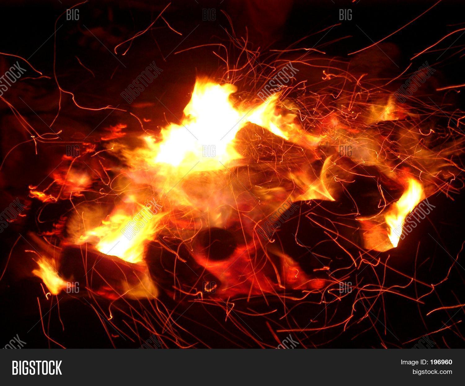 Fire Embers Stock Photo & Stock Images | Bigstock