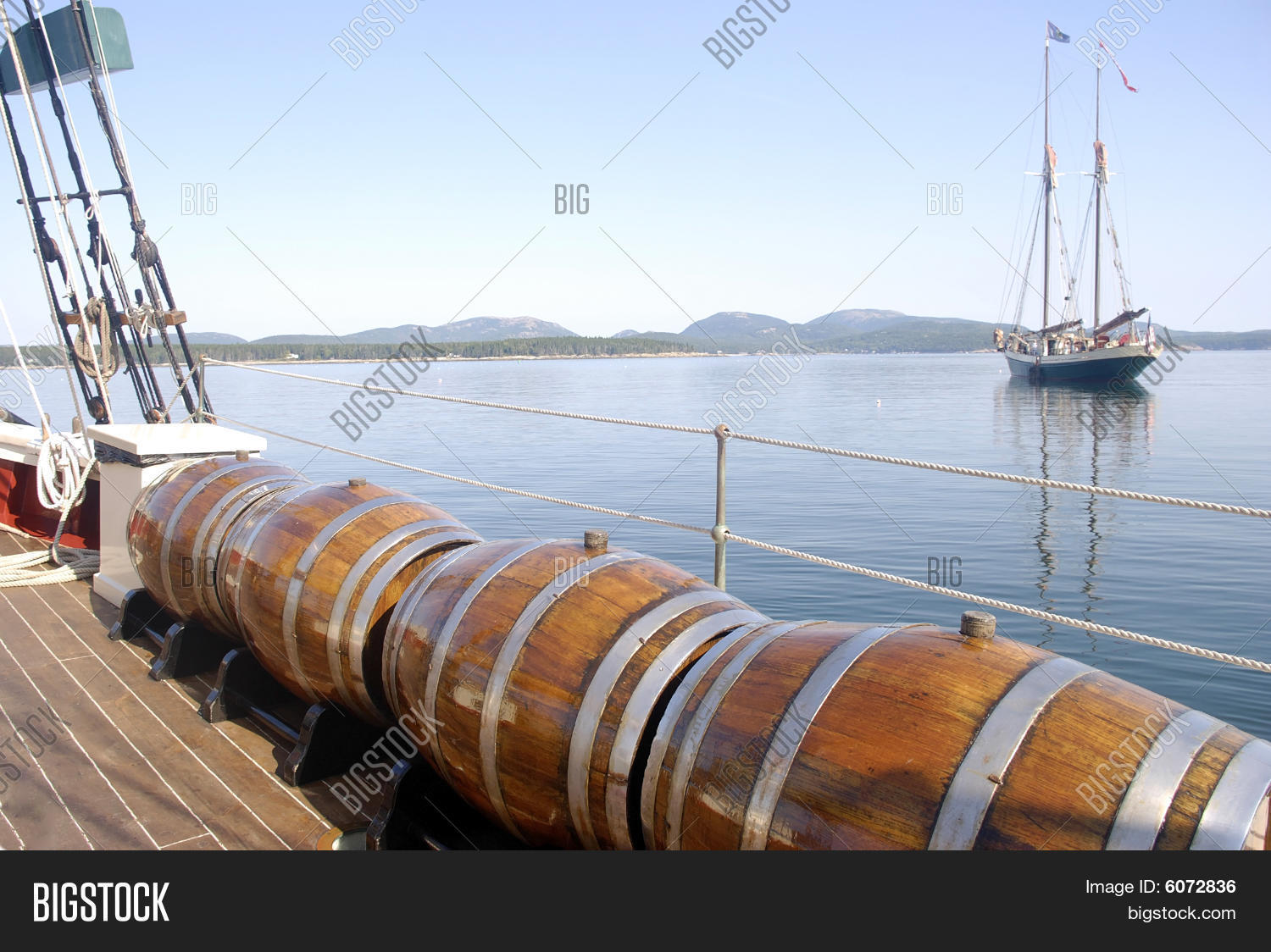 Water Barrels On Ship Deck Stock Photo & Stock Images | Bigstock