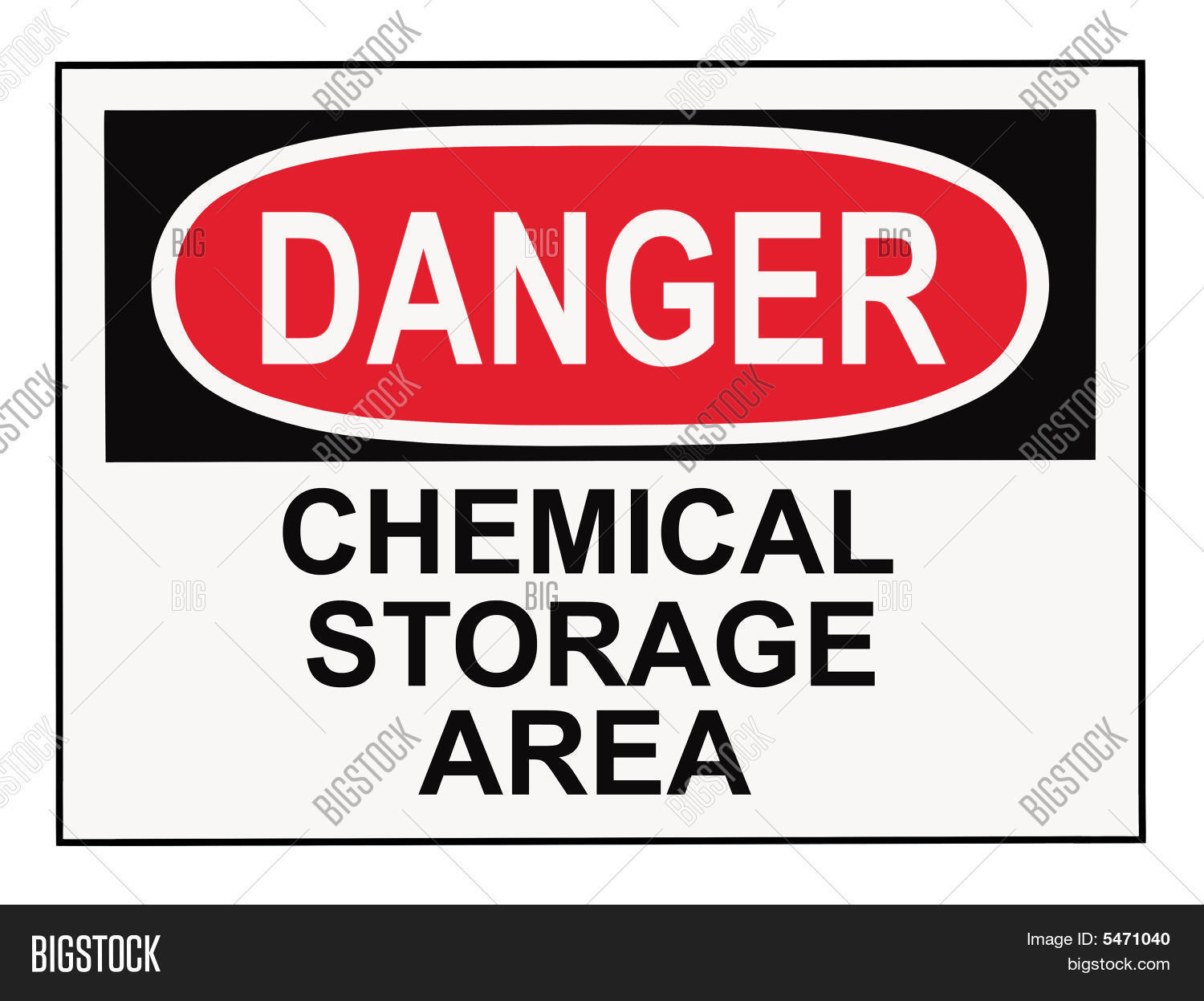 Danger Chemical Storage Area Stock Photo & Stock Images | Bigstock