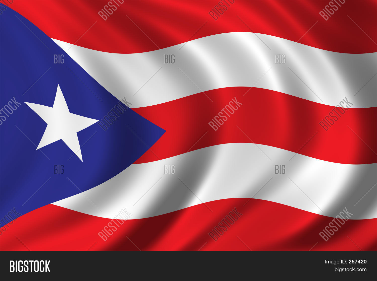 Flag Of Puerto Rico Stock Photo & Stock Images | Bigstock
