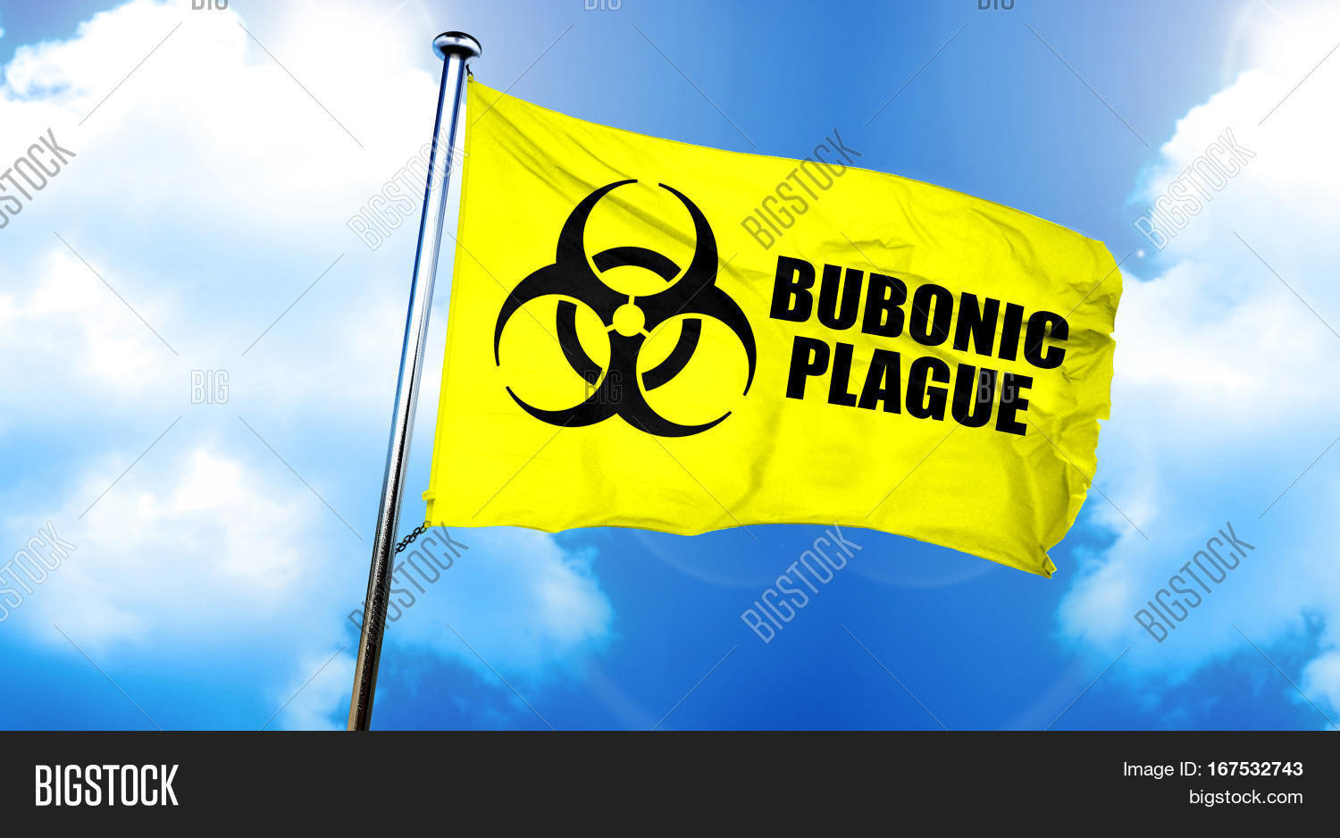 Bubonic Plague Flag, 3D Rendering Image & Photo | Bigstock