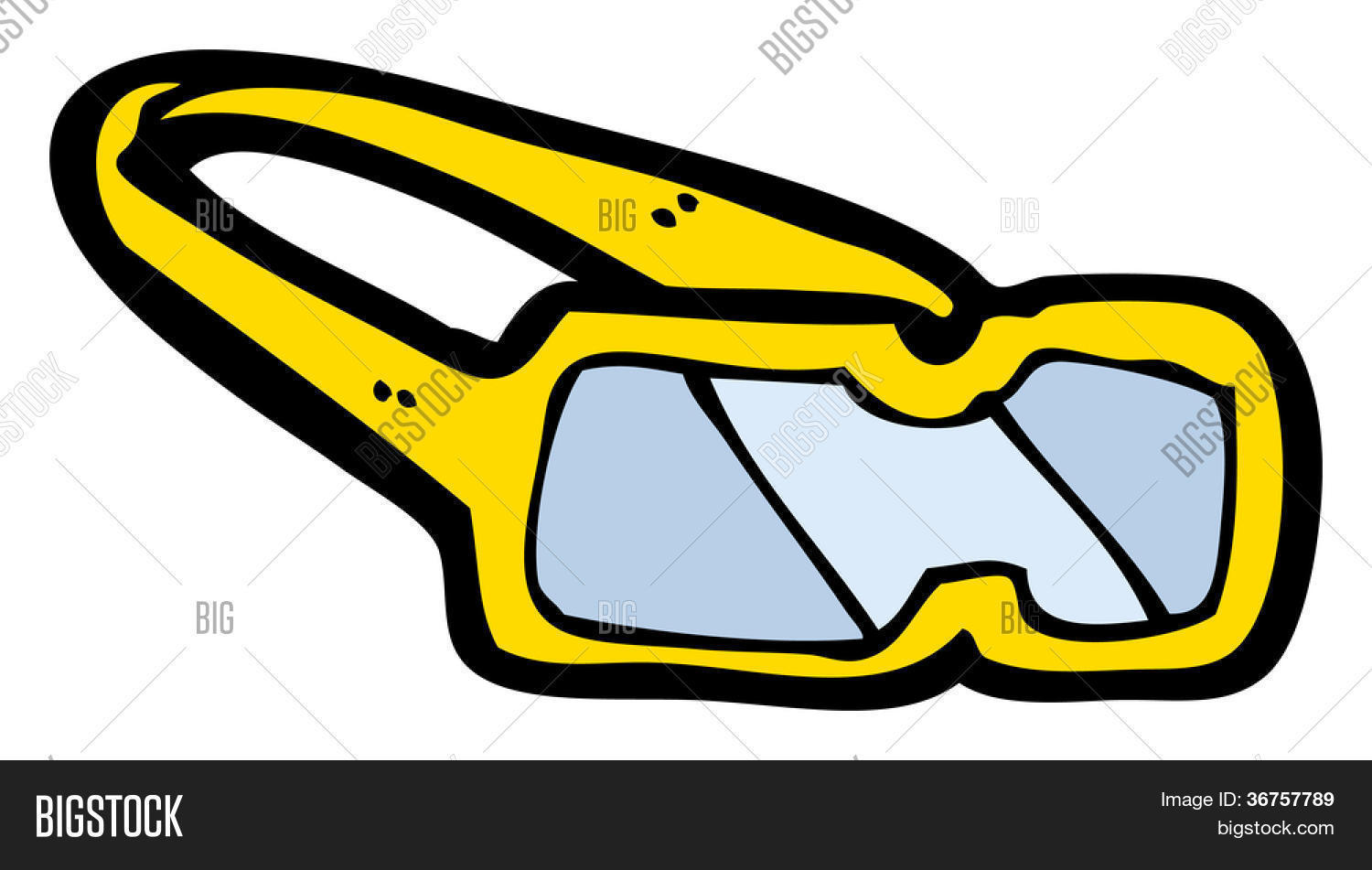Ski Goggles Cartoon Image & Photo | Bigstock