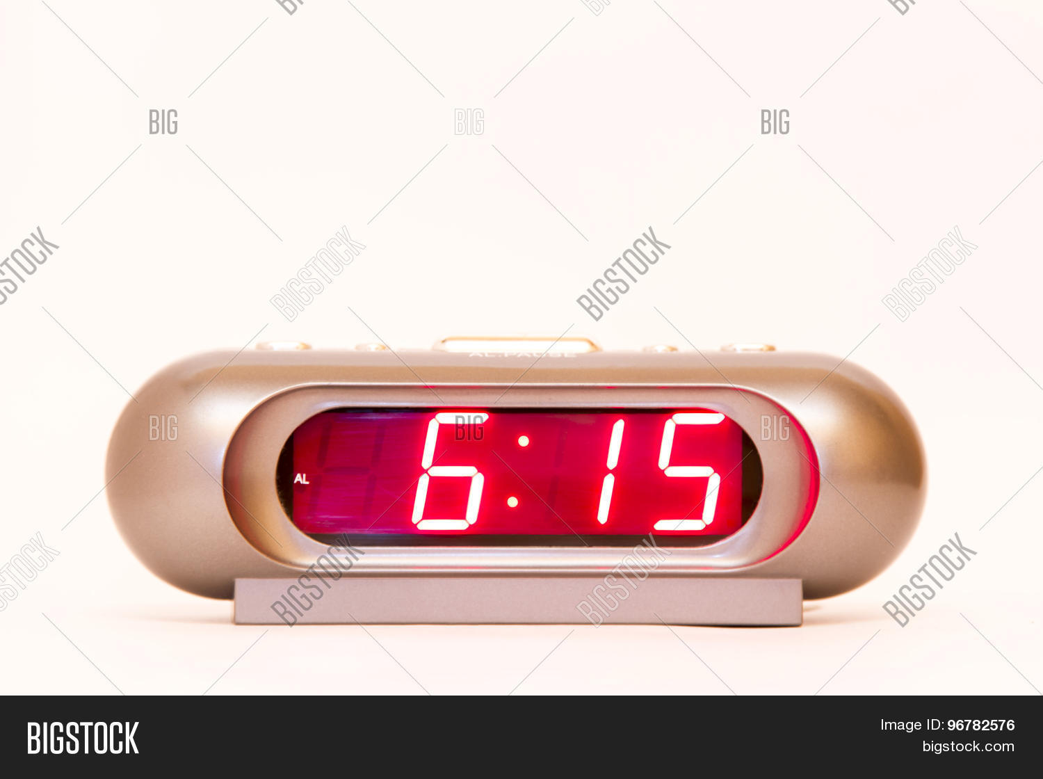 Digital Watch 6:15 Image & Photo | Bigstock