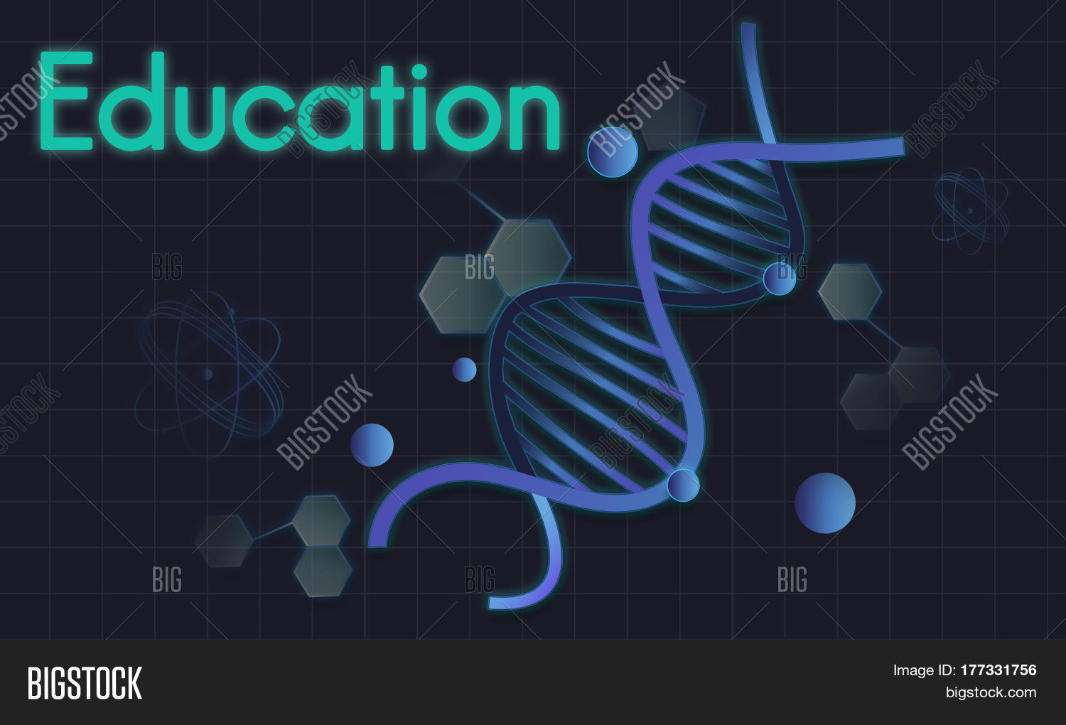 Genetics Laboratory DNA Science Biology Humanity Stock Photo & Stock ...