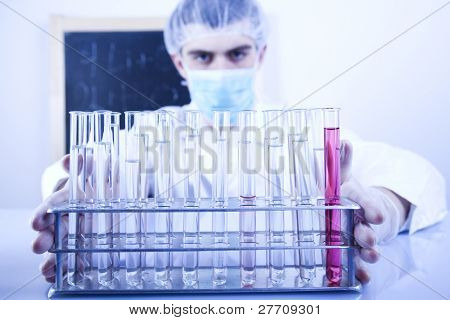 Medical science equitpment. Laboratory, science, testing - Stock Image ...