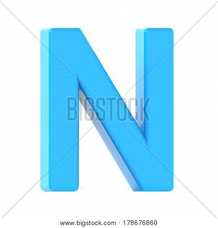 Light Blue Letter N Image & Photo | Bigstock