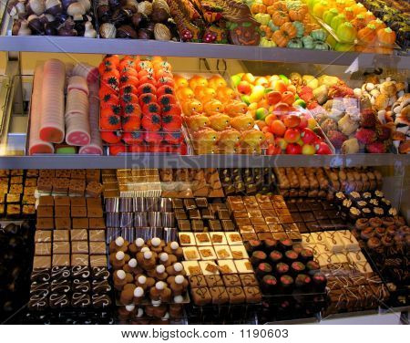 Homemade Candy Shop Window Display Image & Photo | Bigstock