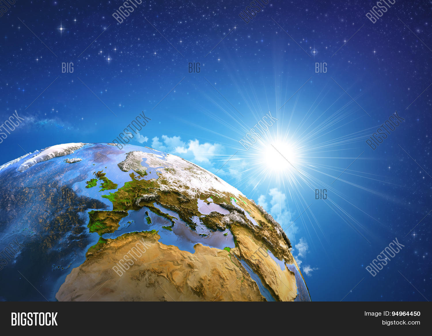 Sunrise Over Earth Image & Photo | Bigstock