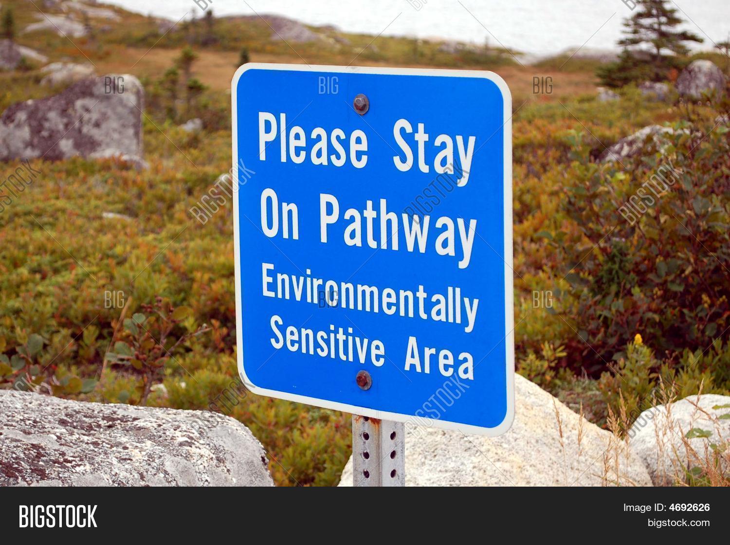 Sign - Stay On Path Image & Photo | Bigstock